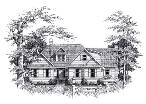House Plan 93462 - European Style with 2113 Sq Ft, 3 Bed, 2 Bath ...