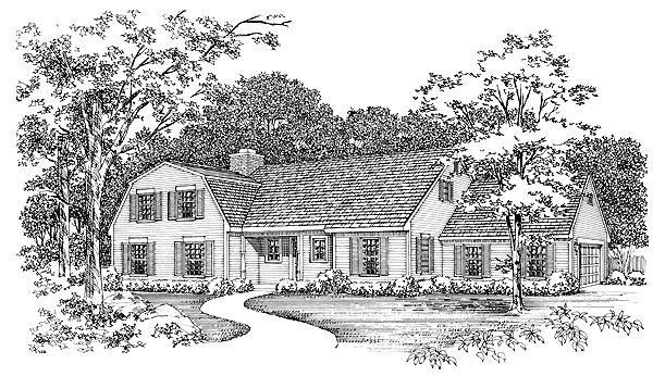 House Plan 95130 - Country Style with 2372 Sq Ft, 3 Bed, 2 Bath ...