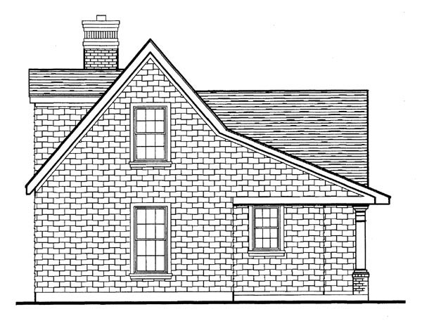House Plan 95626 - Narrow Lot Style with 1780 Sq Ft, 3 Bed, 2 Bat ...