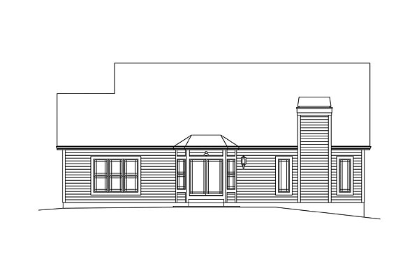 House Plan 95977 - Traditional Style with 2453 Sq Ft, 3 Bed, 2 Ba ...