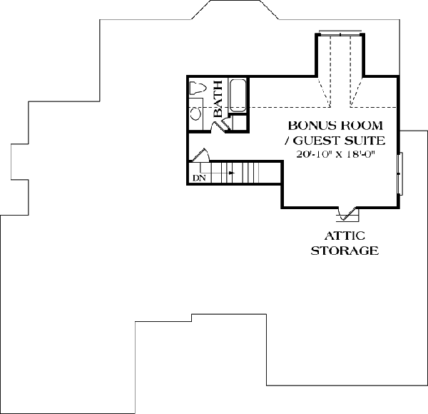 House Plan 96977 - Traditional Style with 2188 Sq Ft, 3 Bed, 2 Ba ...