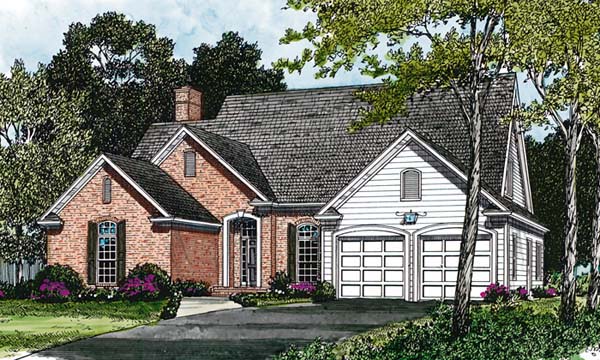 House Plan 96977 - Traditional Style with 2188 Sq Ft, 3 Bed, 2 Ba ...