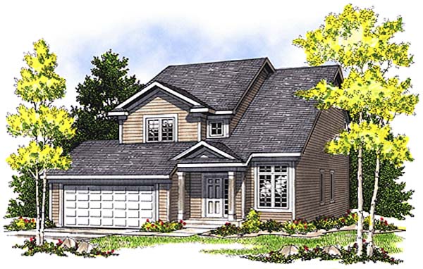 House Plan 97185 - Contemporary Style with 1585 Sq Ft, 3 Bed, 1 B ...