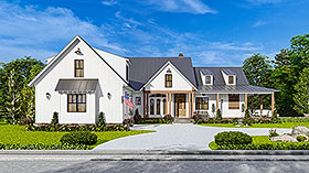 House Plan 97647 - Craftsman Style with 3745 Sq Ft, 5 Bed, 4 Bath, 1 ...