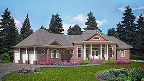 House Plan 97647 - Craftsman Style with 3745 Sq Ft, 5 Bed, 4 Bath, 1 ...