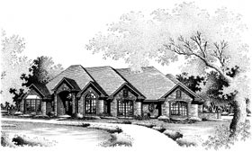 House Plan 97830 - European Style with 2696 Sq Ft, 4 Bed, 3 Bath ...