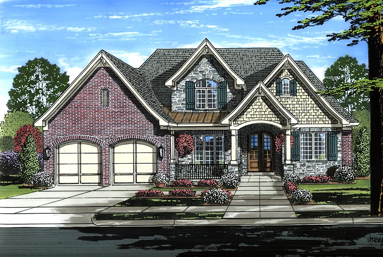 House Plan 98669 - Traditional Style with 3226 Sq Ft, 4 Bed, 3 Ba ...