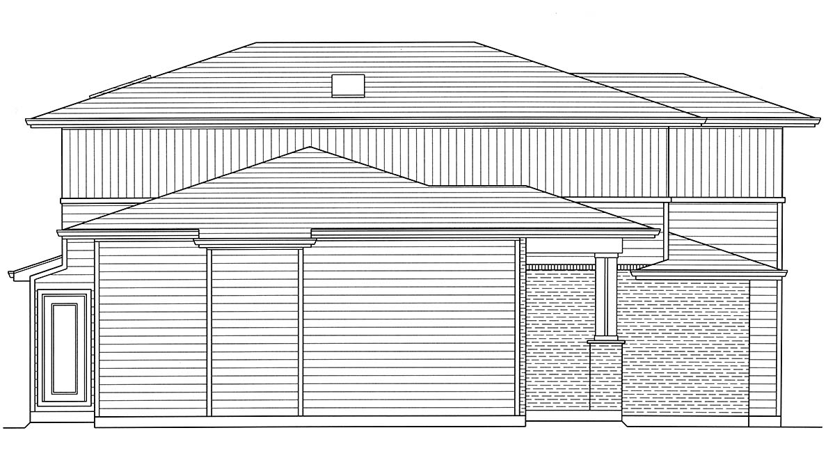 House Plan 98697 - Contemporary Style with 1883 Sq Ft, 3 Bed, 2 B ...