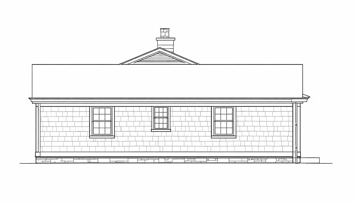 House Plan 99003 - Ranch Style with 2708 Sq Ft, 4 Bed, 2 Bath, 1 ...