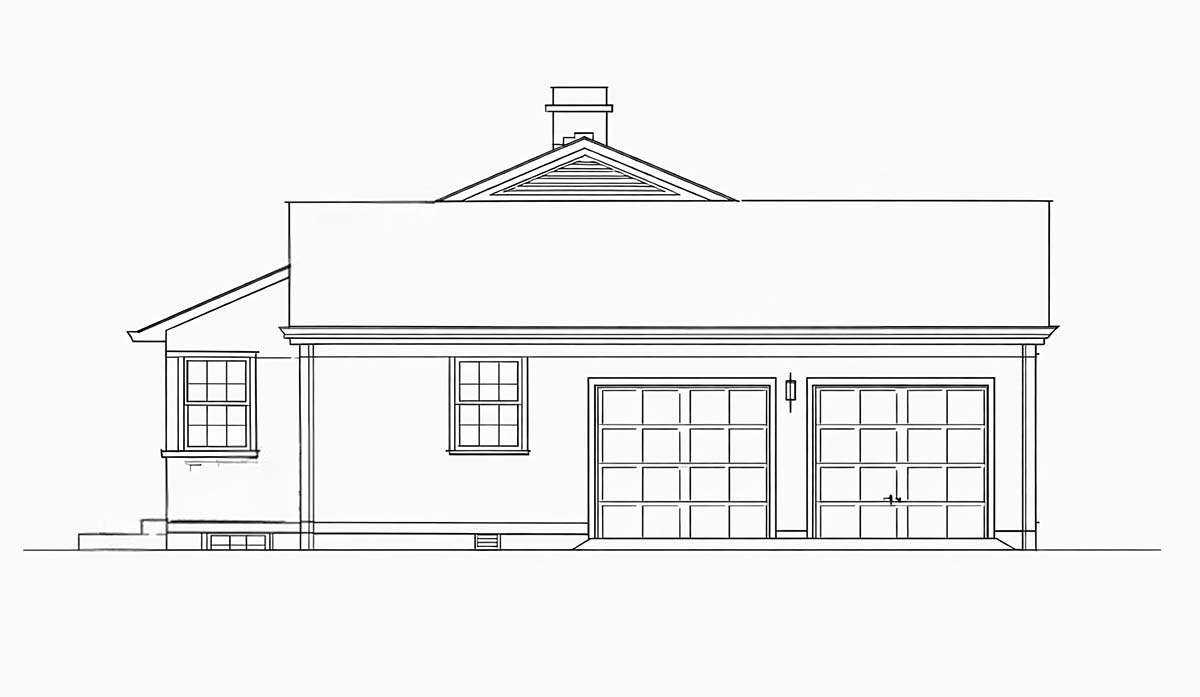House Plan 99003 - Ranch Style with 2708 Sq Ft, 4 Bed, 2 Bath, 1 ...