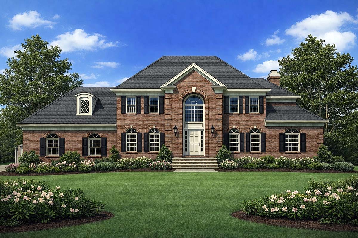 House Plan 99014 - European Style with 3170 Sq Ft, 4 Bed, 2 Bath ...