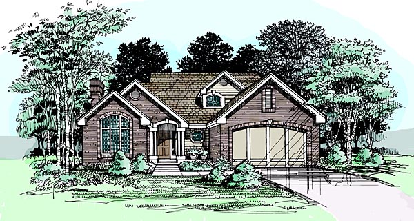 House Plan 99358 - Traditional Style with 2020 Sq Ft, 3 Bed, 2 Ba ...